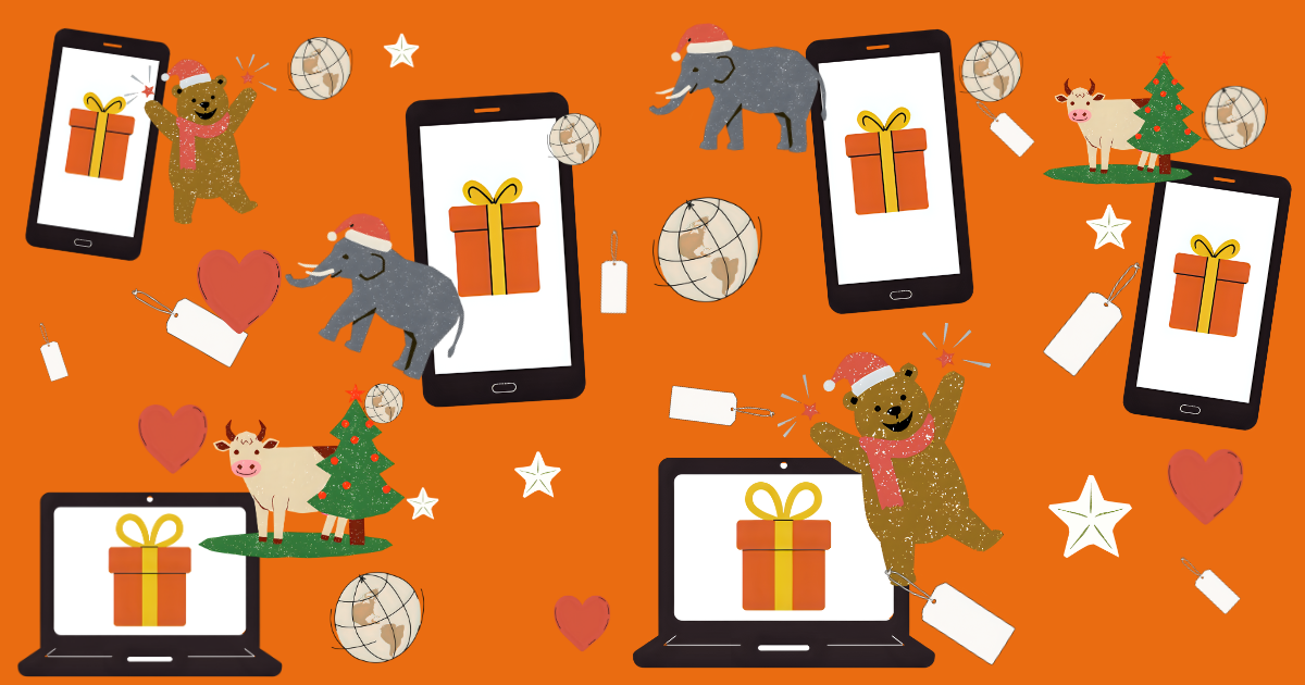 Virtual Christmas Gifts for Animal Lovers | World Animal Protection